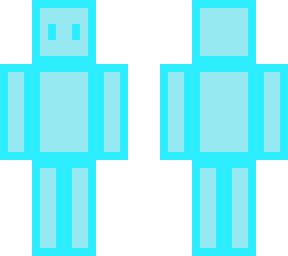 Neon Blue | Minecraft Skin