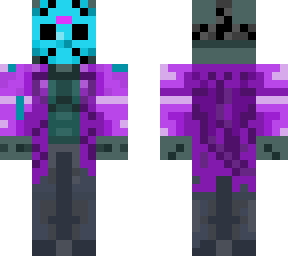 Neon jason Voorhees | Minecraft Skin