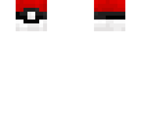 Poke ball (co**** shading so mc style) Player head | Minecraft Skin