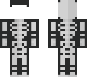 Skeleton onesie | Minecraft Skin