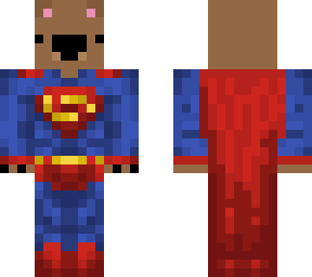 Superman Wombat | Minecraft Skin