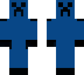 Blue Creeper | Minecraft Skin