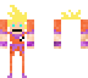 Buff Goku, but he heard that you were strong. | Minecraft Skin