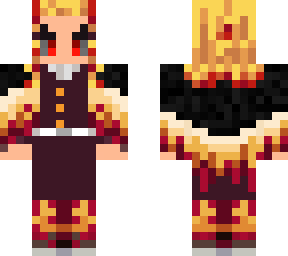 demon slayer rengoku | Minecraft Skins