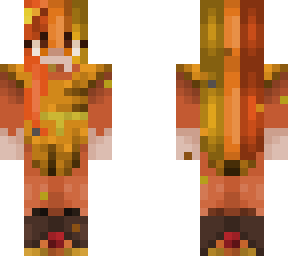 Ember the Blazeborn, ce | Minecraft Skin