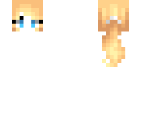 Female HB - Lemon Tea Blonde Ponytail | Minecraft Skin