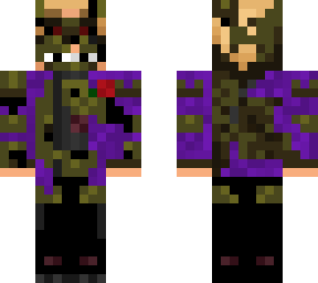 Half Springtrap Half Human | Minecraft Skin