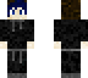 lonely boy with a blue streak | Minecraft Skin