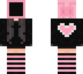 pink tv girl | Minecraft Skin