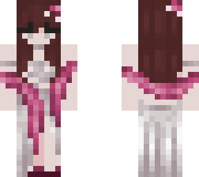 white dress | Minecraft Skin