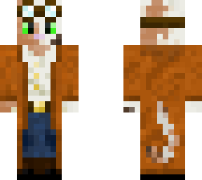 Calico cat Steampunk inventor | Minecraft Skin
