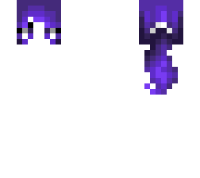 Female HB - Void Purple Ponytail | Minecraft Skin