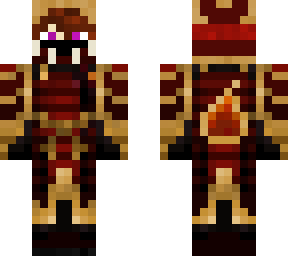 Fire Samurai v2 | Minecraft Skin