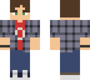 Gray Flannel | Minecraft Skin