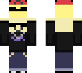 idk, a emo yellow guy | Minecraft Skin