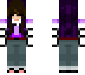 Purple Tomboy Elf | Minecraft Skin