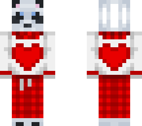 Valentines Panda | Minecraft Skin