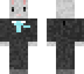 Xbox Rabit With A Tie Logo | Minecraft Skin