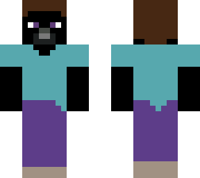 Black skinned steve plastic | Minecraft Skin
