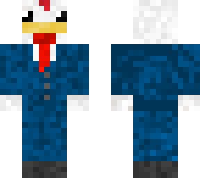 chicken with suit | Minecraft Skins