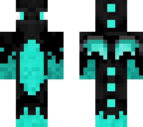 cyan dragon | Minecraft Skin