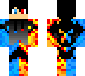 fire and ice | Minecraft Skins