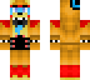 Glamrock Freddy (open chest cavity) | Minecraft Skin