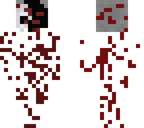 Half skull | Minecraft Skin