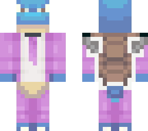 Pink suit blastoise | Minecraft Skin