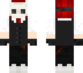 Skull Mask In A Suit | Minecraft Skin
