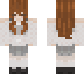 Knit off shoulder sweater | Minecraft Skin