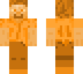 orange steve | Minecraft Skin
