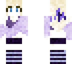purple emo girl | Minecraft Skins