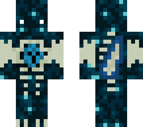 Sculk Axolotl | Minecraft Skin
