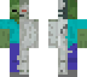 half zombie | Minecraft Skins