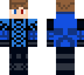 Blue boy skin armor | Minecraft Skin