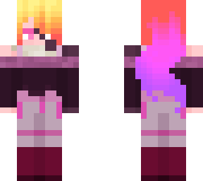 Chloe Skin (Half wither, Half human) | Minecraft Skin