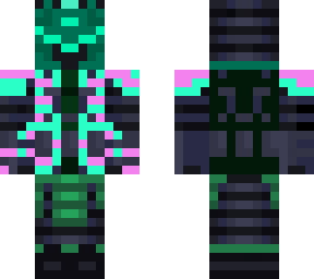 Cybernetic Samurai | Minecraft Skin