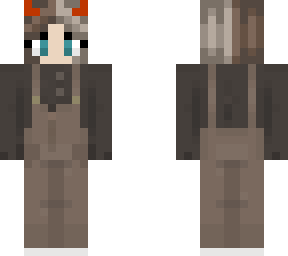 Goblincore Overall Gender Neutral | Minecraft Skin