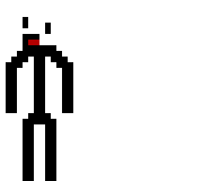 One sided stickman | Minecraft Skin