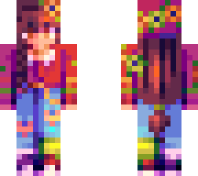 autumn poppies .:. | Minecraft Skin