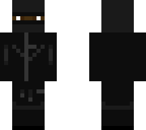 Black Shiesty Mask With Nike Tech | Minecraft Skin