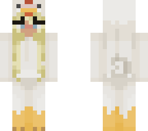 Chicken Onesie Girl | Minecraft Skin