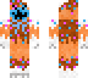 Chocolate Huggy Oc (Design made by @mrmemeking) | Minecraft Skin