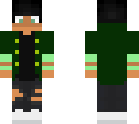 Cute Green Boy | Minecraft Skin