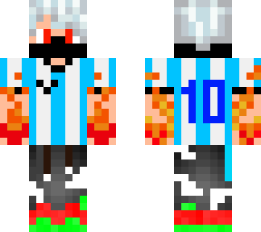 free fire messi 10 | Minecraft Skins