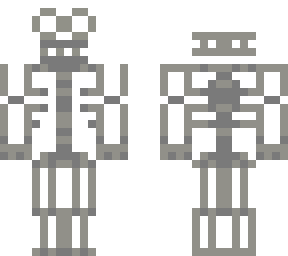 Improved Spring-Lock Endo Skeleton | Minecraft Skin