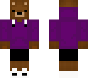 oso sueter morado | Minecraft Skins