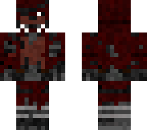 Phantom Foxy (FNaF 3) | Minecraft Skin