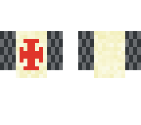 Better Chainmail Chestplate w/ Crusader Banner | Minecraft Skin
